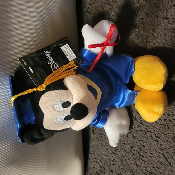 Disney | Toys | Mickey Mouse Graduation Stuffed Animal | Poshmark
